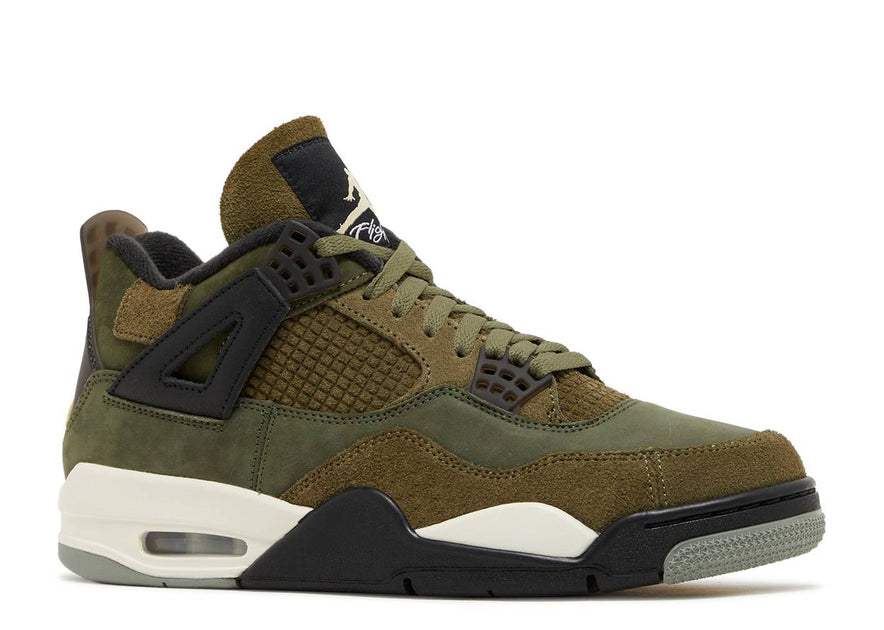 Kids Air Jordan 4 Retro SE "Olive" – Wagstaff Enterprises LLC